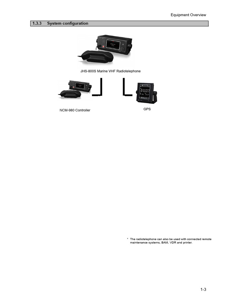VHF JRC JHS-800S | PDF | Telecommunications Engineering | Wireless