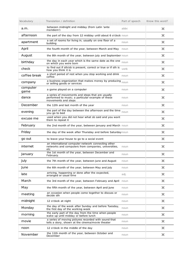 Notebook Words (6) | PDF | Linguistics