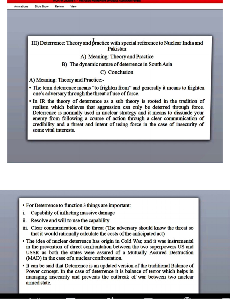 IR Lecture 5 International Relations | PDF IR Lecture 5 International Relations | PDF