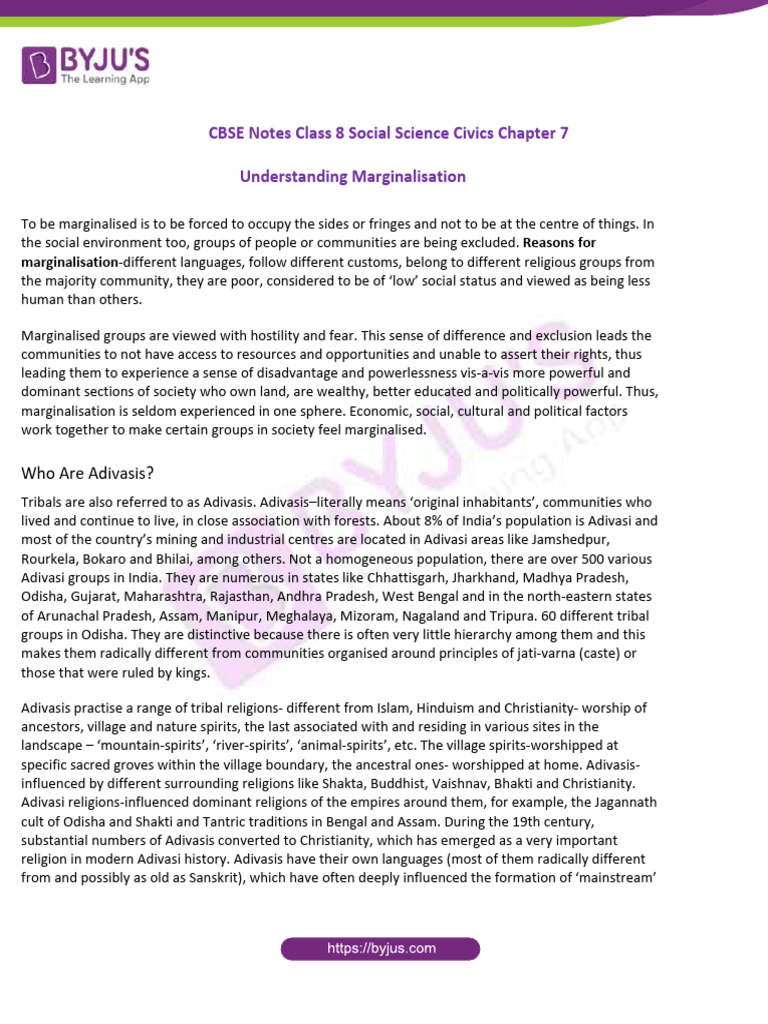 CBSE Notes Class 8 Social Science Civics Chapter 7 Understanding ...