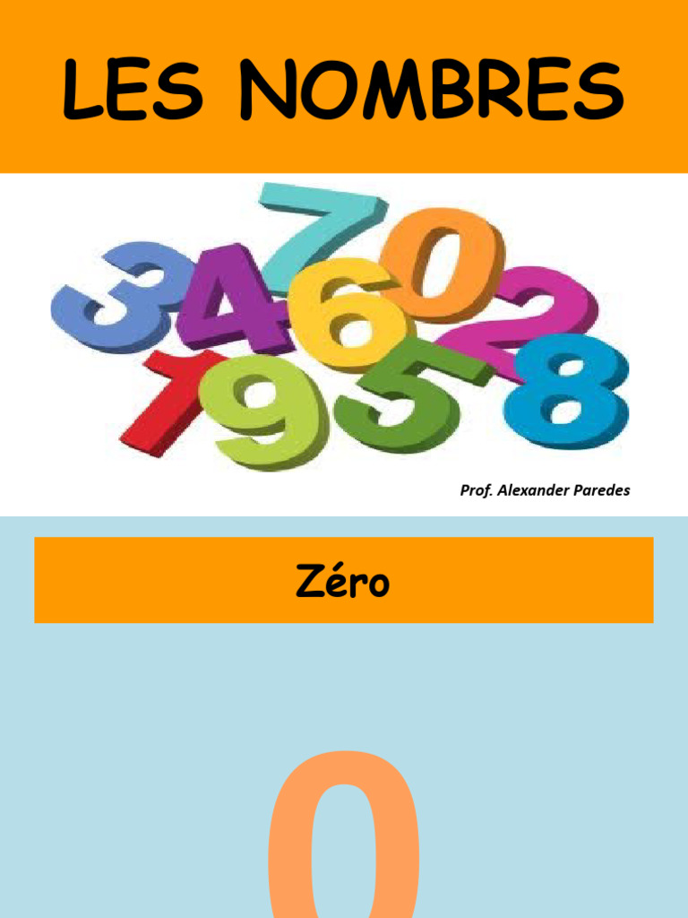 Nombres en français de 0 à 1000 | PDF