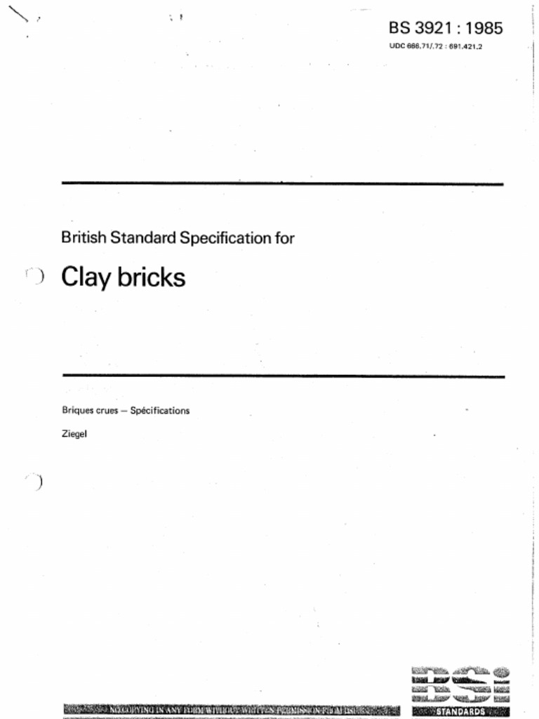 BS 3921-1985 | PDF