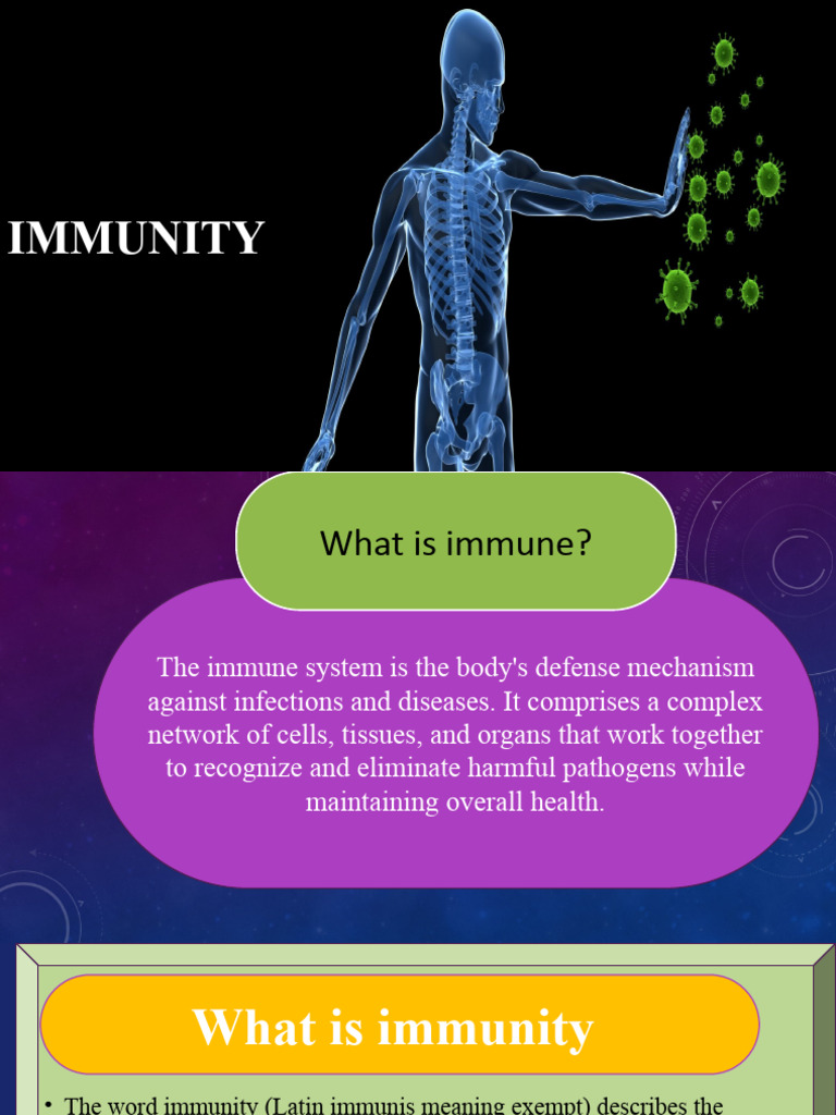Immunity | PDF | Immune System | Infection
