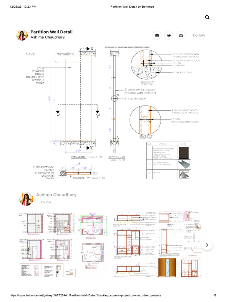 Partition Wall Detail Design | PDF | Social Information Processing ...