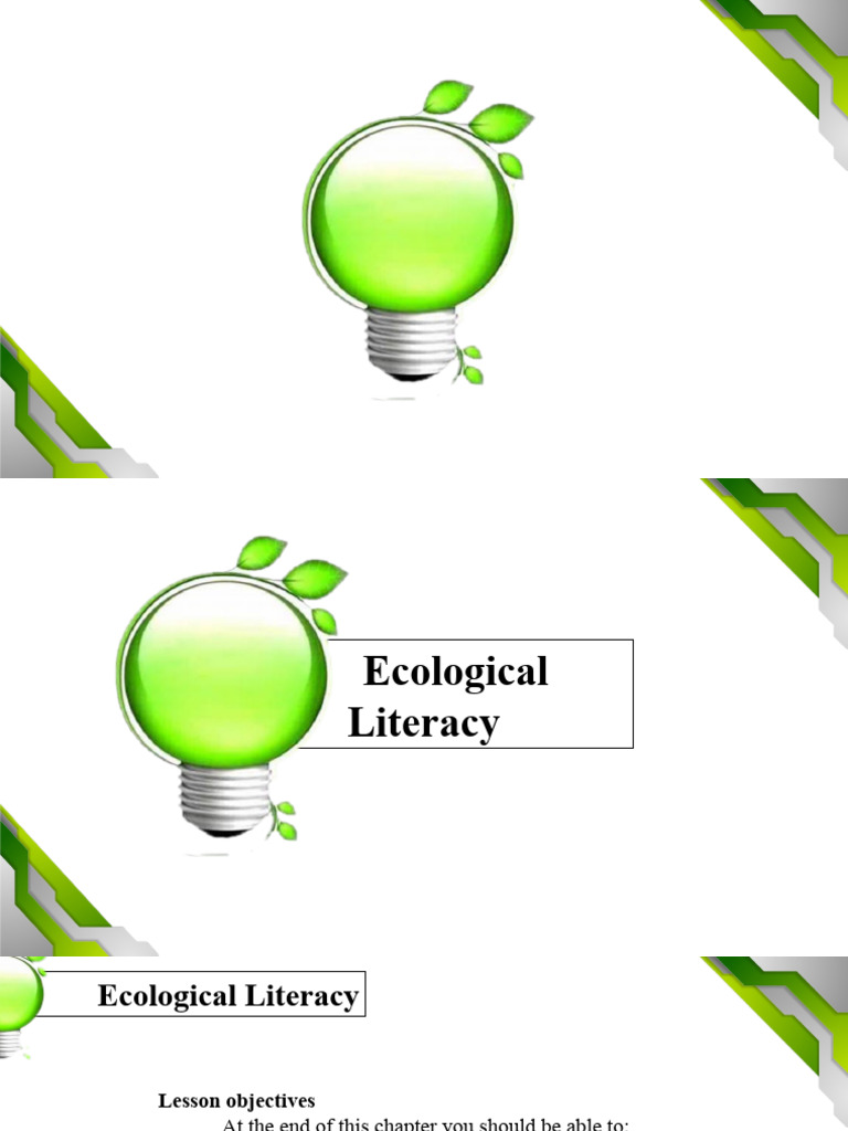 Understanding Ecological Literacy Concepts | PDF | Ecology | Sustainability