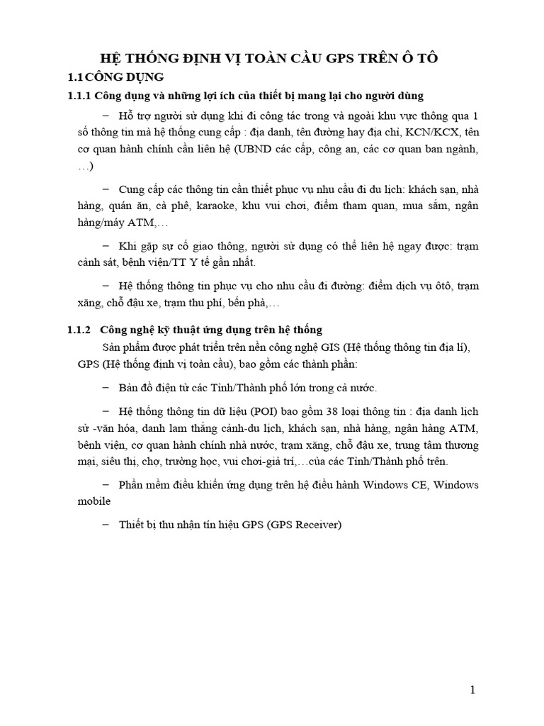 He Thong Dinh VI Toan Cau GPS | PDF