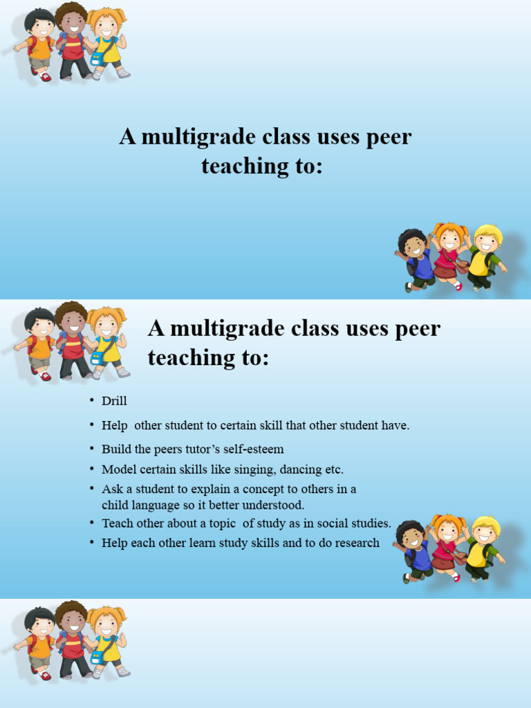 Multigrade 010516 | PDF | Teachers | Classroom