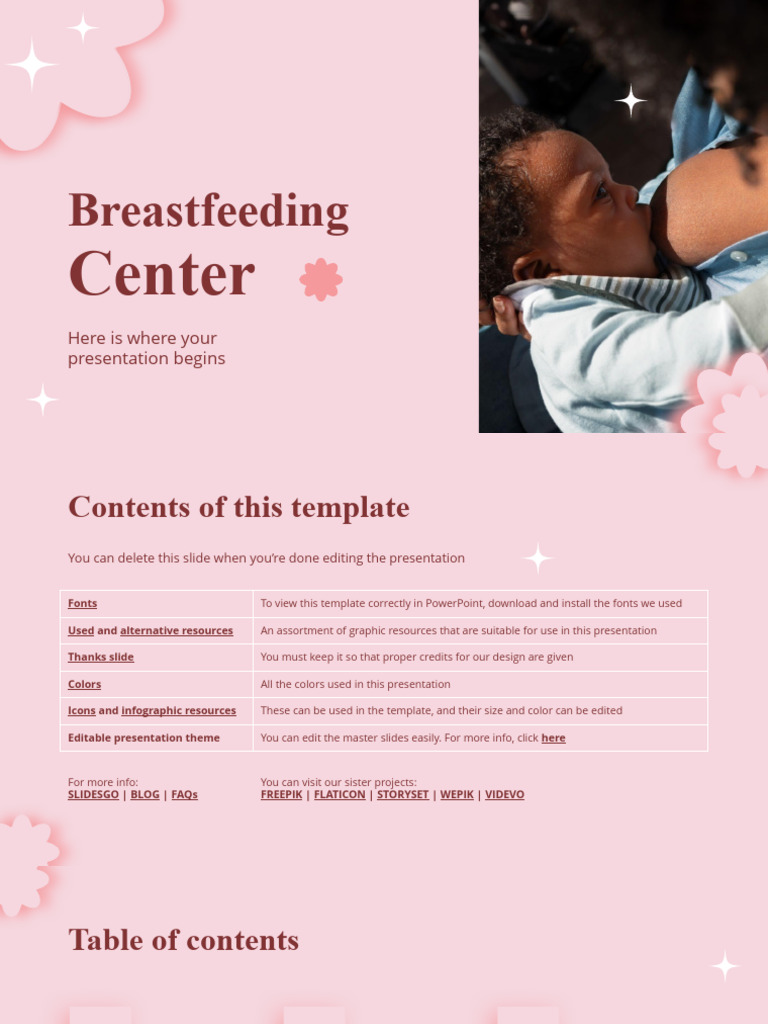 Breastfeeding Center by Slidesgo | PDF | Planets | Saturn