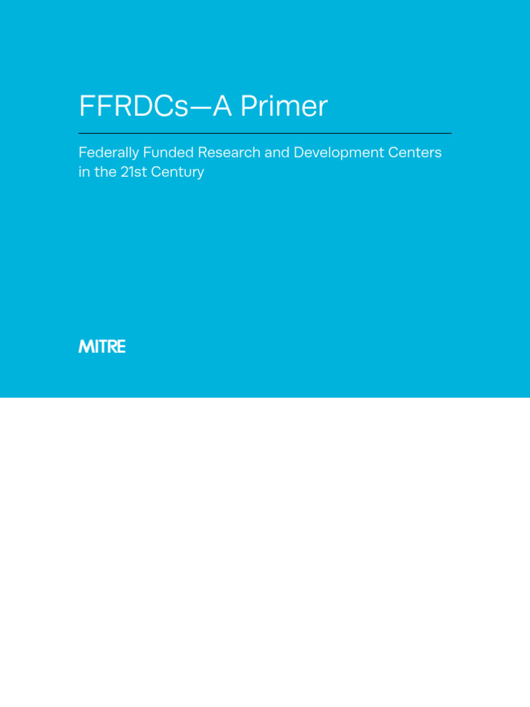 FFRDC-A Primer_2015 | PDF