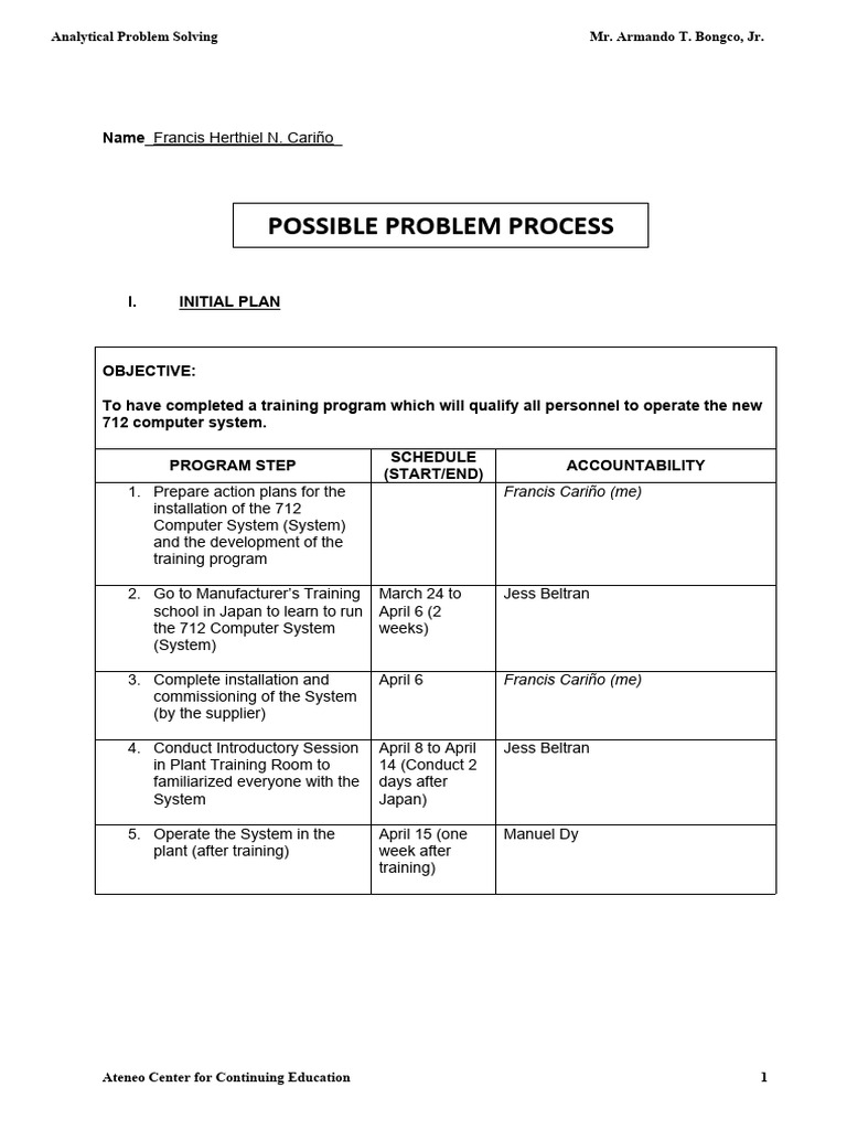 PPP Worksheet Version 2 | PDF