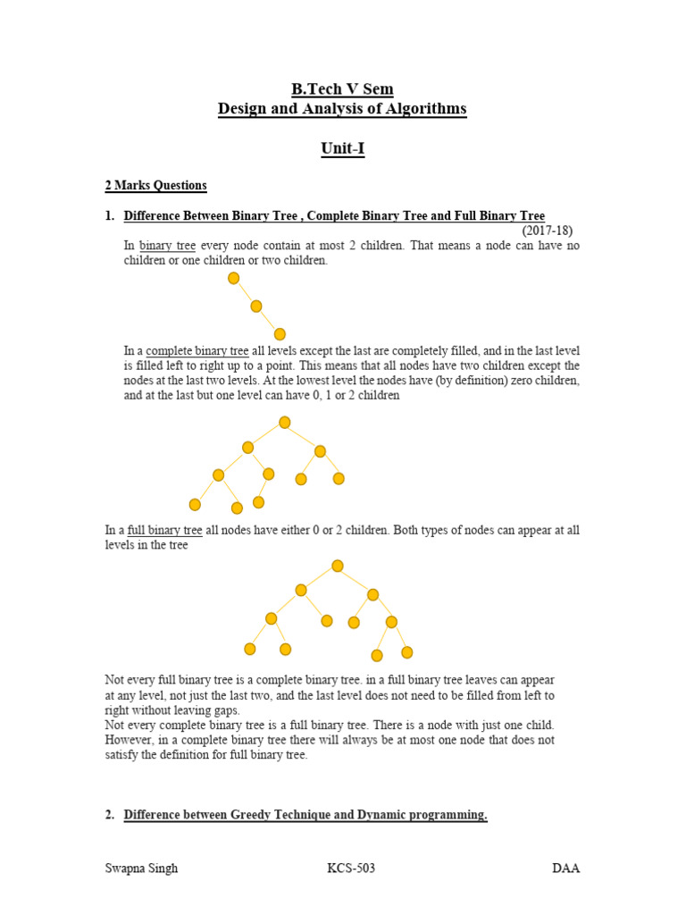 Daa Endsem Paper Sol Unit I | PDF | Mathematics | Mathematical Analysis Daa Endsem Paper Sol Unit I | PDF | Mathematics | Mathematical Analysis
