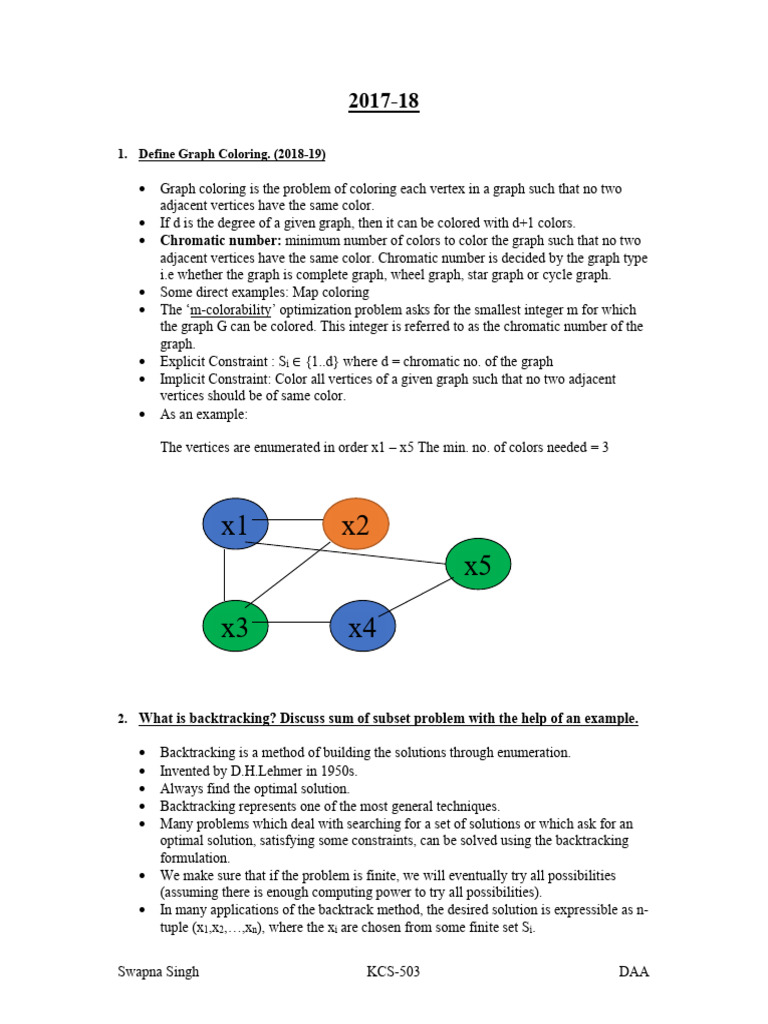 Daa Endsem Paper Sol Unit IV | PDF | Dynamic Programming | Mathematical Optimization