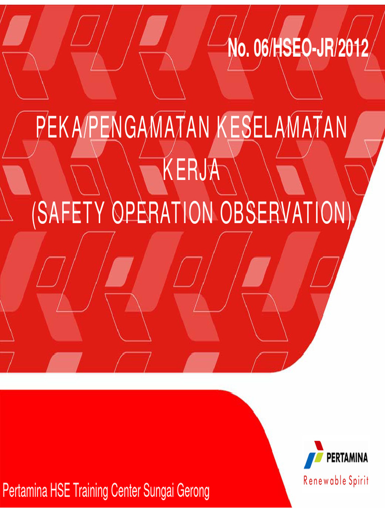 Program PEKA untuk Keselamatan Kerja | PDF | Teknologi & Rekayasa