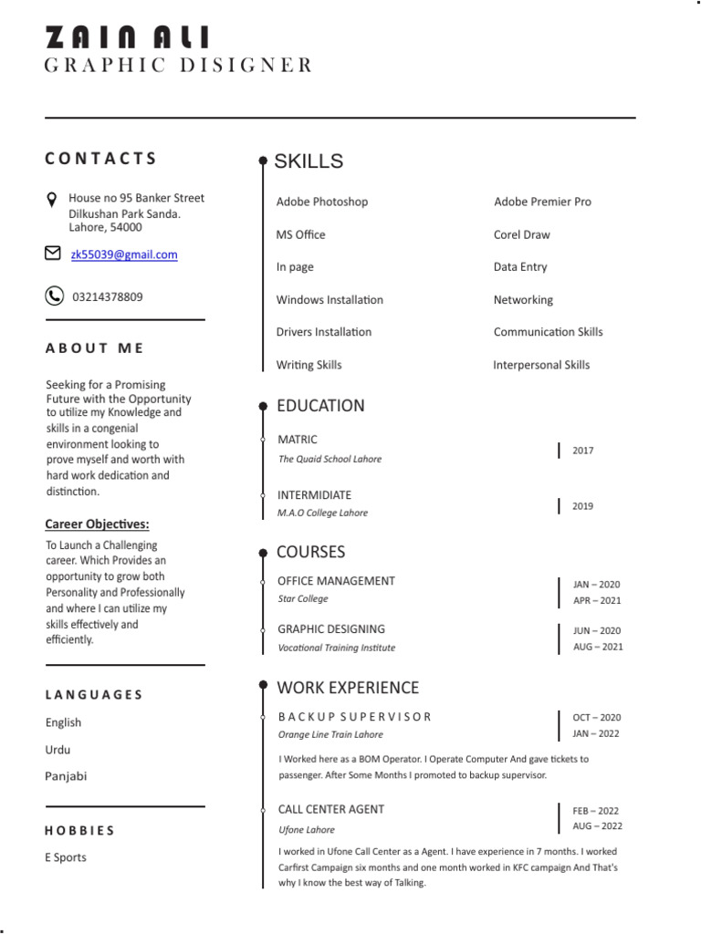 Final CV 3 | PDF | Application Software