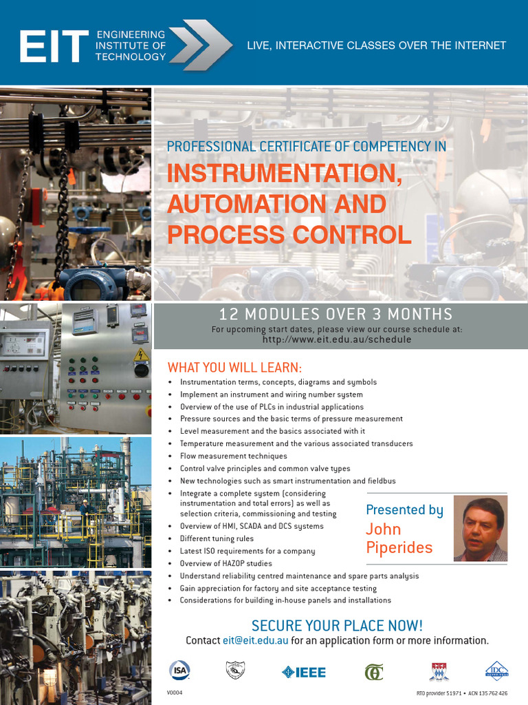 Eit Instrumentation Automation Processcontrol Brochure Pdf Flow Measurement Instrumentation