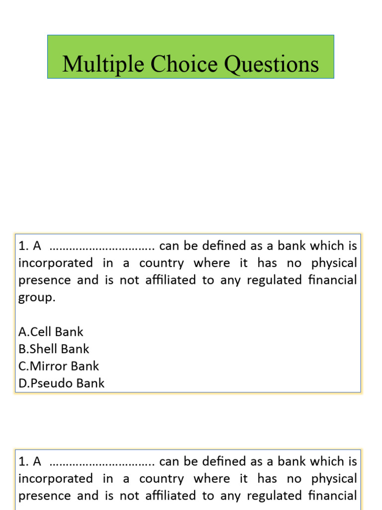 Kyc MCQ 05.02.2023 | PDF