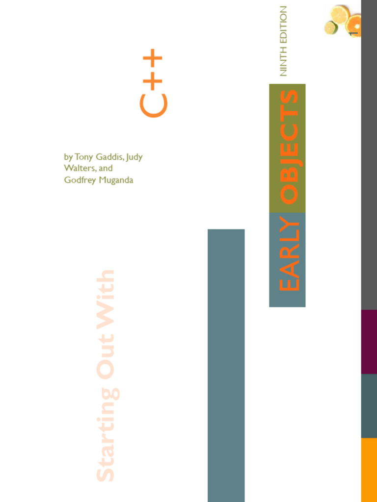 Starting Out With Early Objects C Ninth | PDF | Class (Computer Programming) | Parameter ...