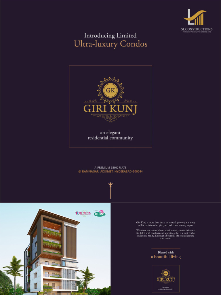 SL Construction Giri Kunj Brochure - 22-04-2024 | PDF