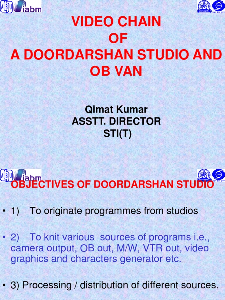 TV Studio Chain | PDF | Video | Media Formats