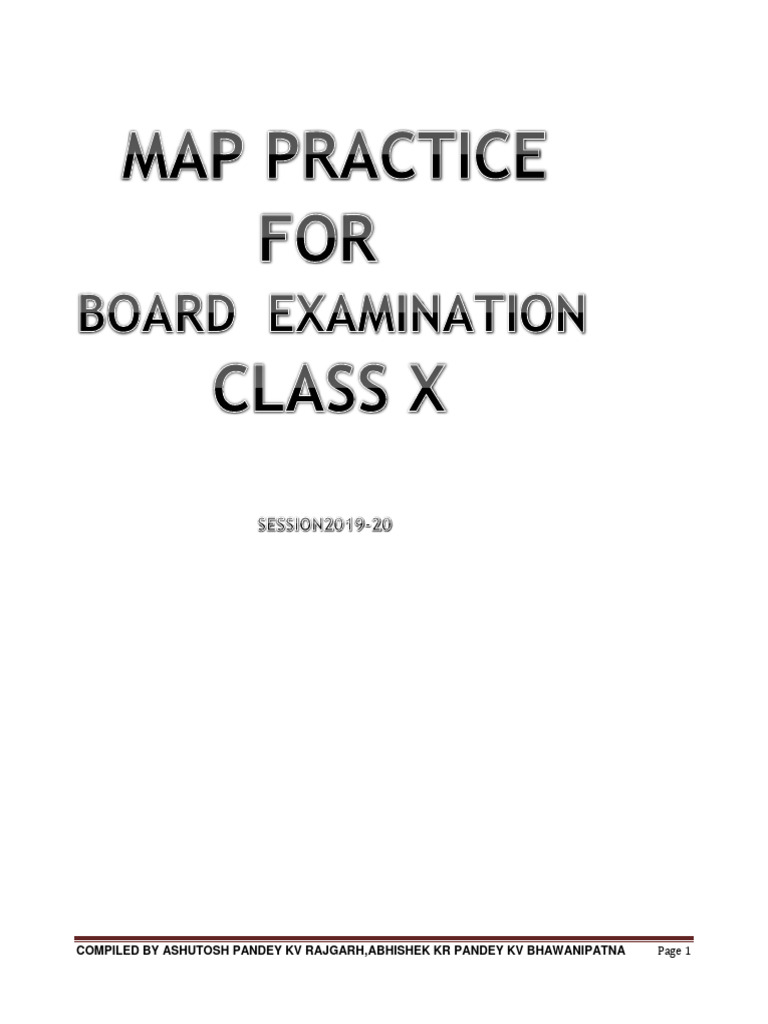 Map For Practice | Download Free PDF | Mahatma Gandhi