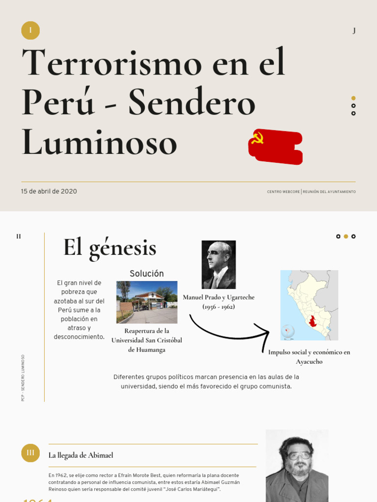 Historia del Terrorismo en Perú: Sendero Luminoso | PDF | Perú