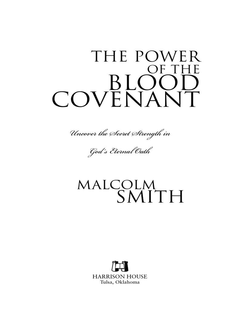 The Power of The Blood Covenant | PDF | Books Of Samuel | New Covenant