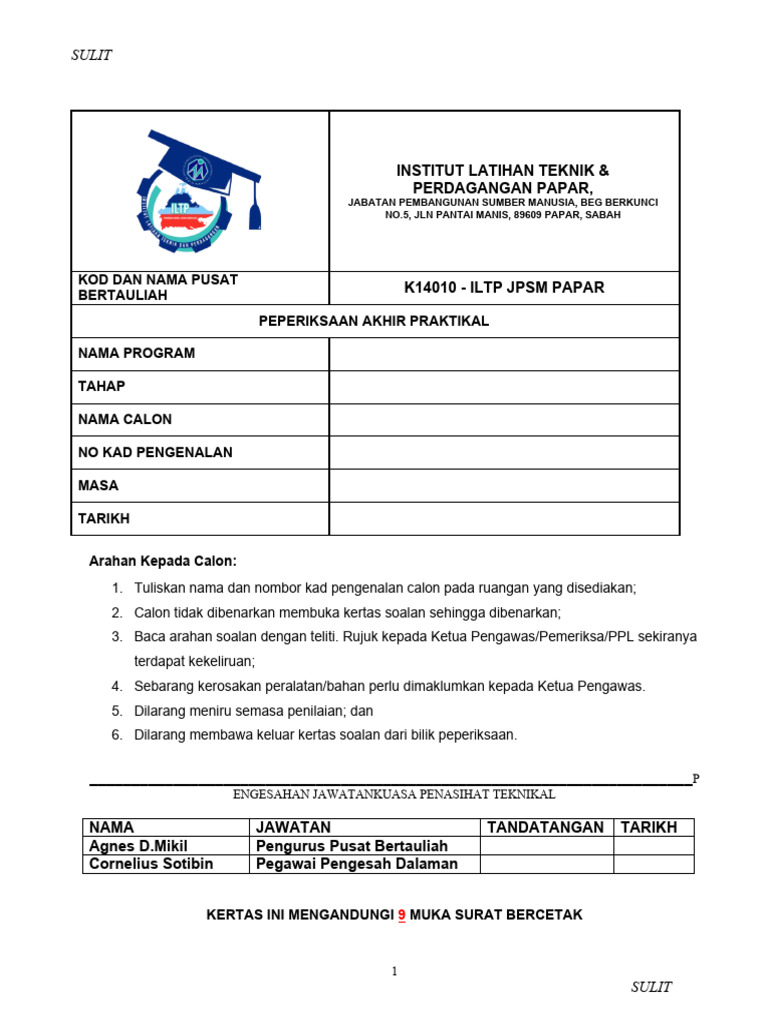 Pep' Akhir Prestasi PPKP 2024 | PDF