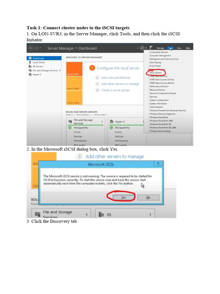 2001215591-BanhTienKyAnh-Lab10-Ex01-Configuring A Failover Cluster | PDF | Computer Cluster ...