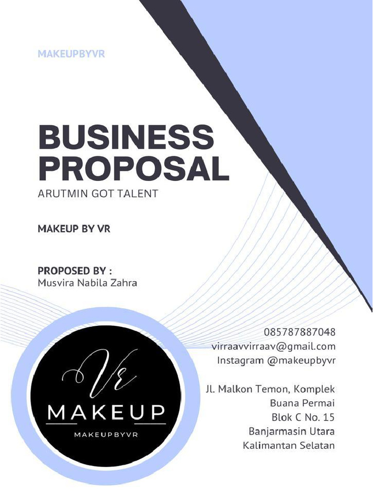 Proposal Bisnis Makeup Arutmin Got Talent | PDF