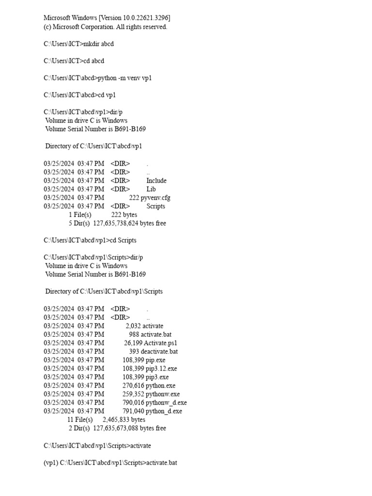 Prof Babu Python and Django Installation COmmand | PDF | Operating System Families | Utility ...