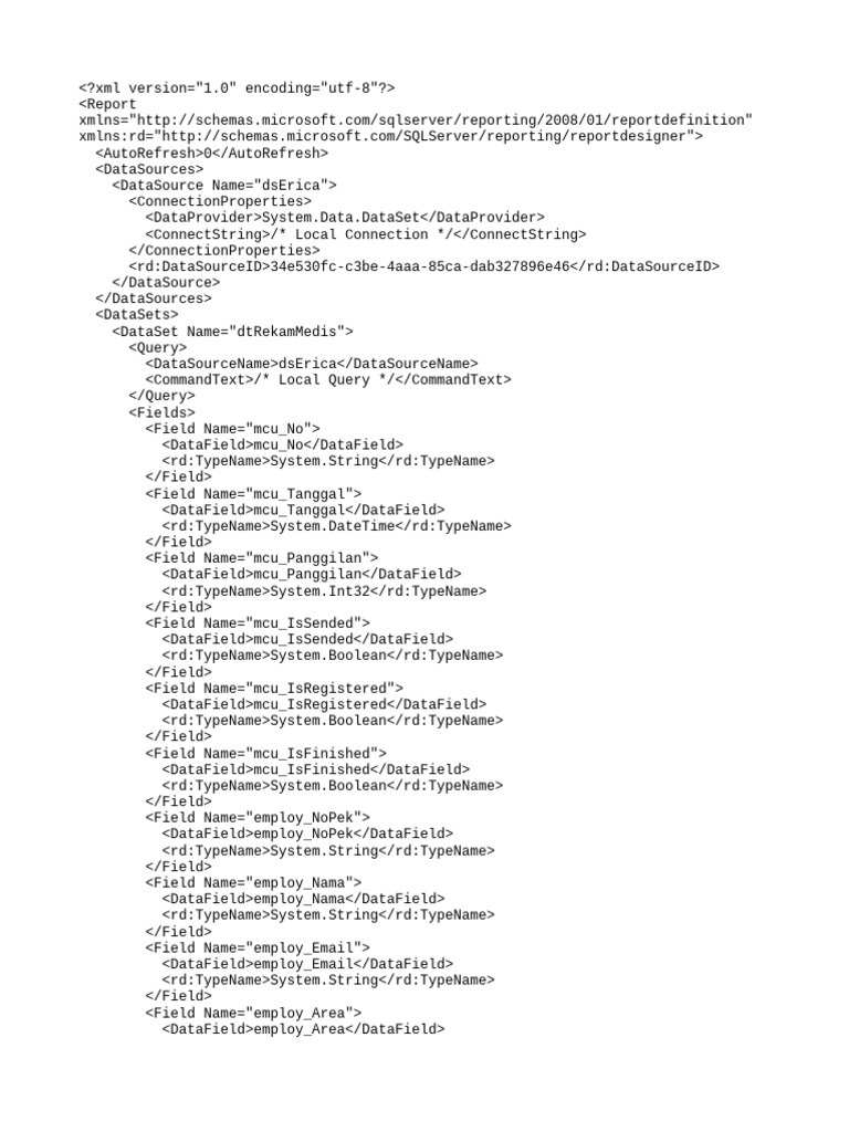 XML RDLC Report | PDF | Mathematical Logic | Computing