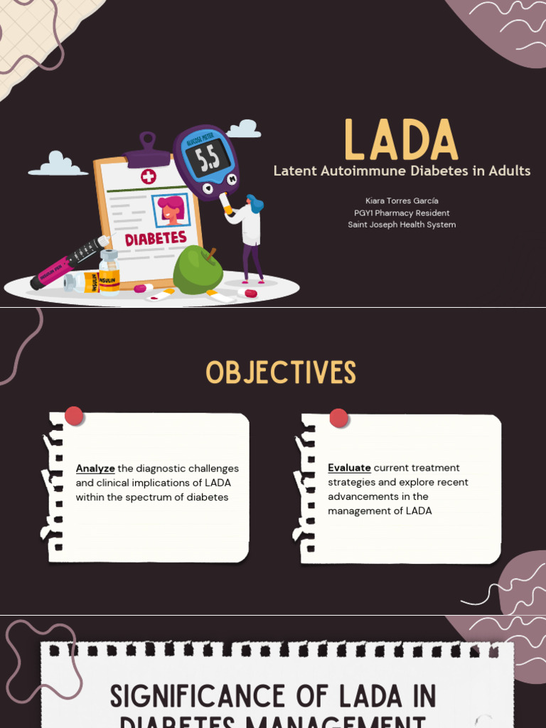 Lada Presentation | Download Free PDF | Insulin | Medical Specialties