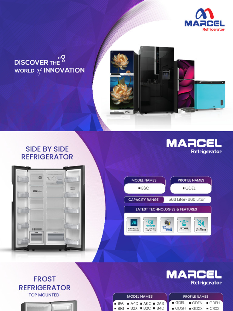 Tab Display Marcel Fridge | PDF | Refrigerator | Electromechanical ...