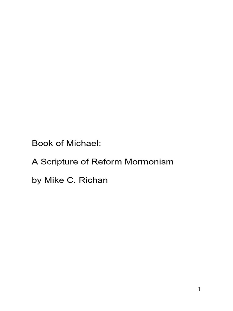 Book of Michael | PDF | God | Knowledge