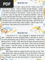 Chef Reading Comprehension | PDF | Cooking, Food & Wine