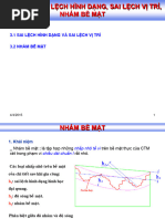 Tiêu chuẩn độ nhám bề mặt | PDF