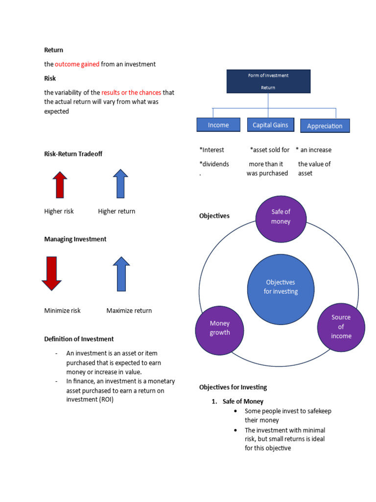 BUSINESS FINANCE Handout | PDF | Investing | Financial Risk