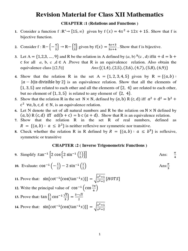 12 revision material | PDF | Matrix (Mathematics) | Ordinary Differential Equation