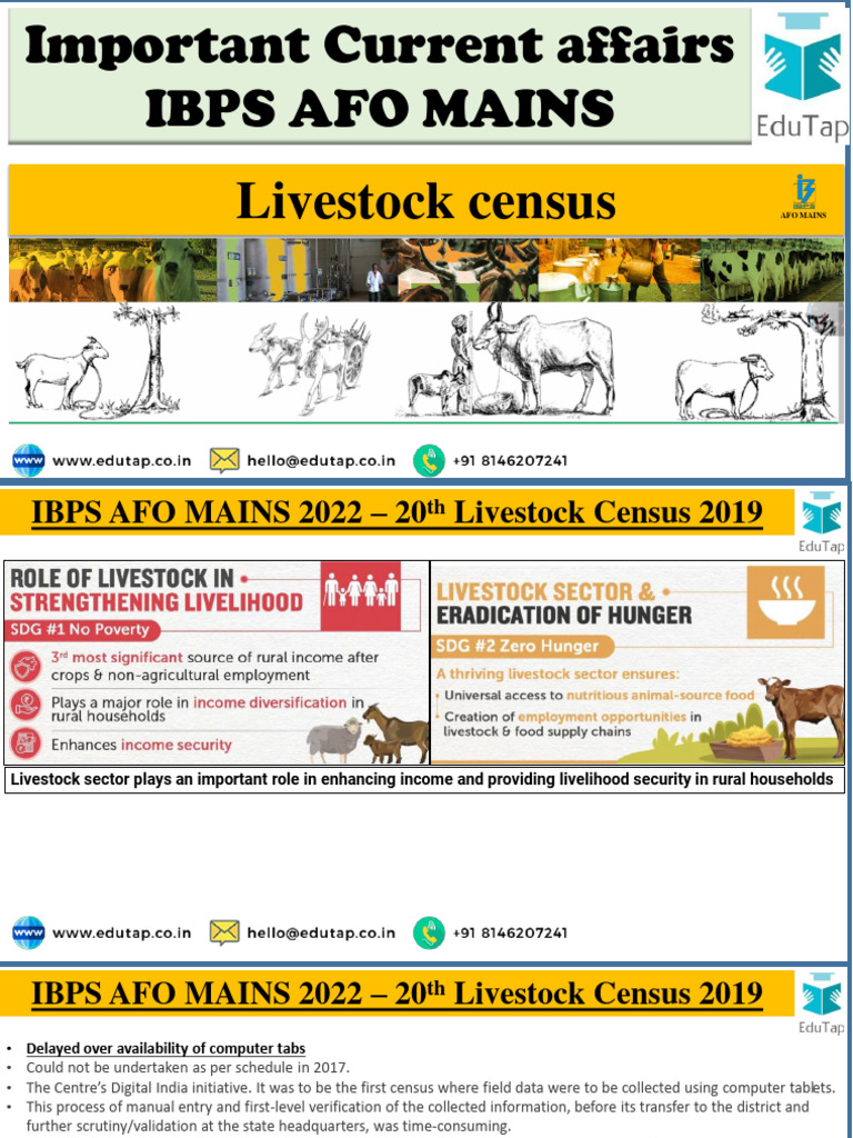Livestock Census | PDF | Application Software | Rural Area