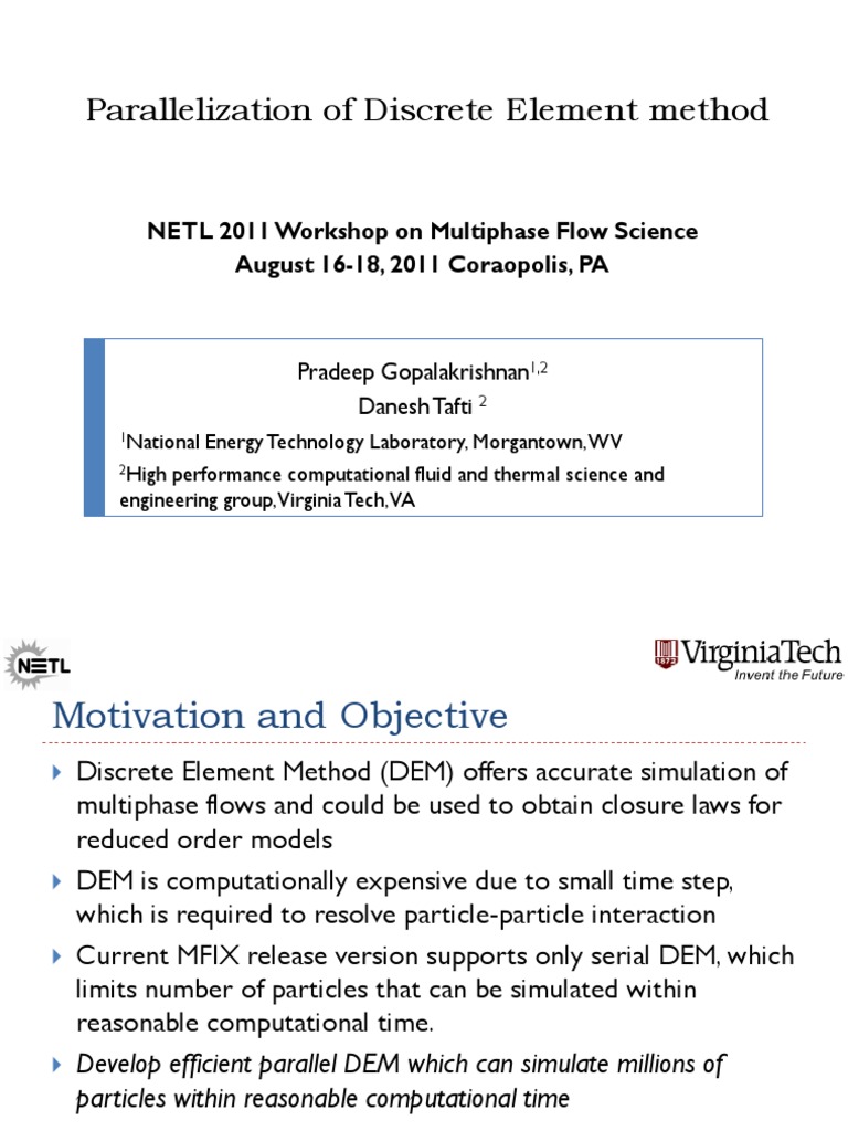 MFIX On of Discrete Element Method | PDF | Parallel Computing | Message Passing Interface