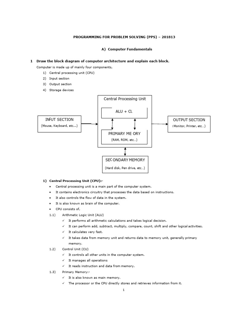 PPS Material (Vidhyadeep) | Download Free PDF | Computer Data Storage | Data Type