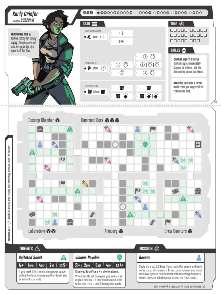 Dangerous Space WK02 Karly Rescue (01-19-24) | PDF