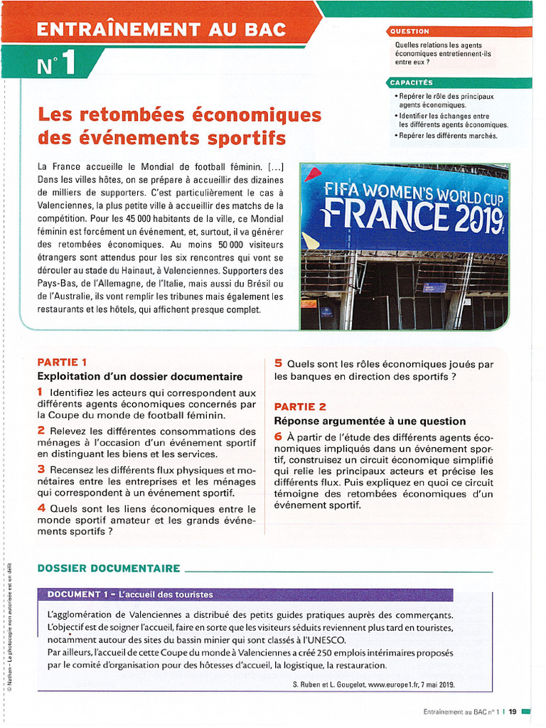 Entrainement Bac | PDF