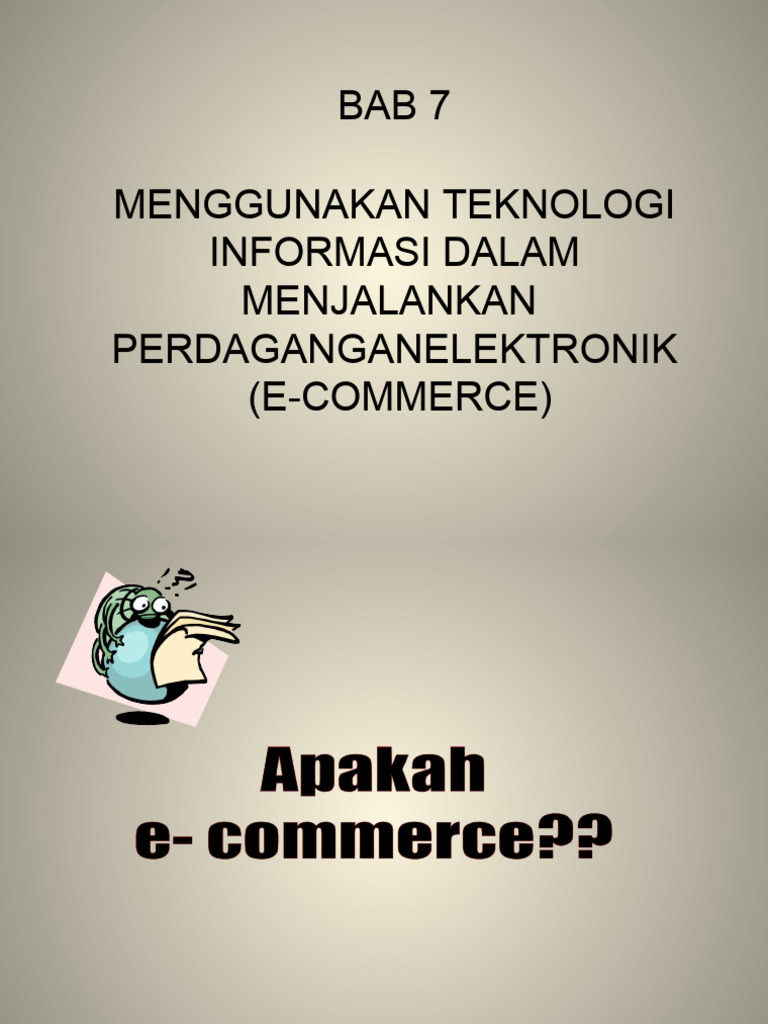 Panduan Lengkap E-Commerce dan Teknologinya | PDF | Komputer