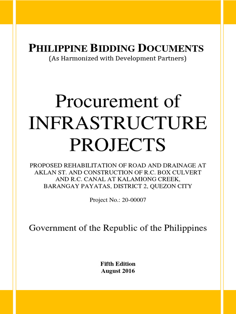 Project No 20 00007 PBD | PDF | Joint Venture | Procurement