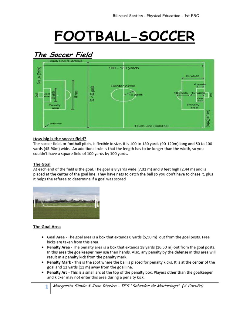 Football-soccer Con Imagenes | PDF | Sport Variants | Team Sports