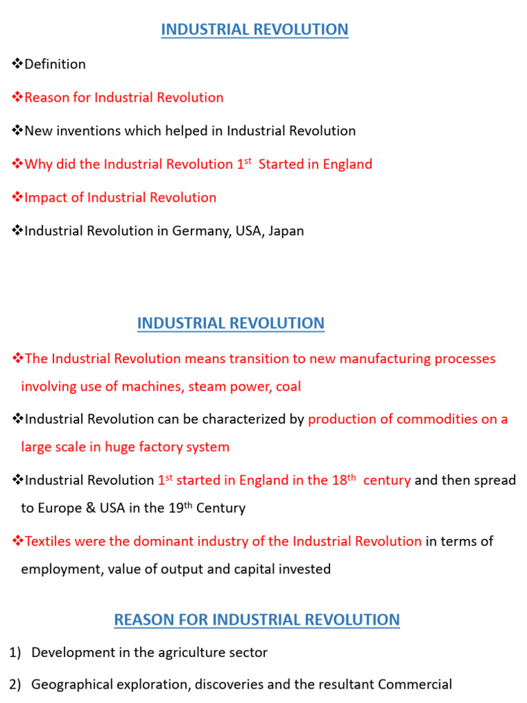 Class 5 | PDF | Industrial Revolution | Capitalism
