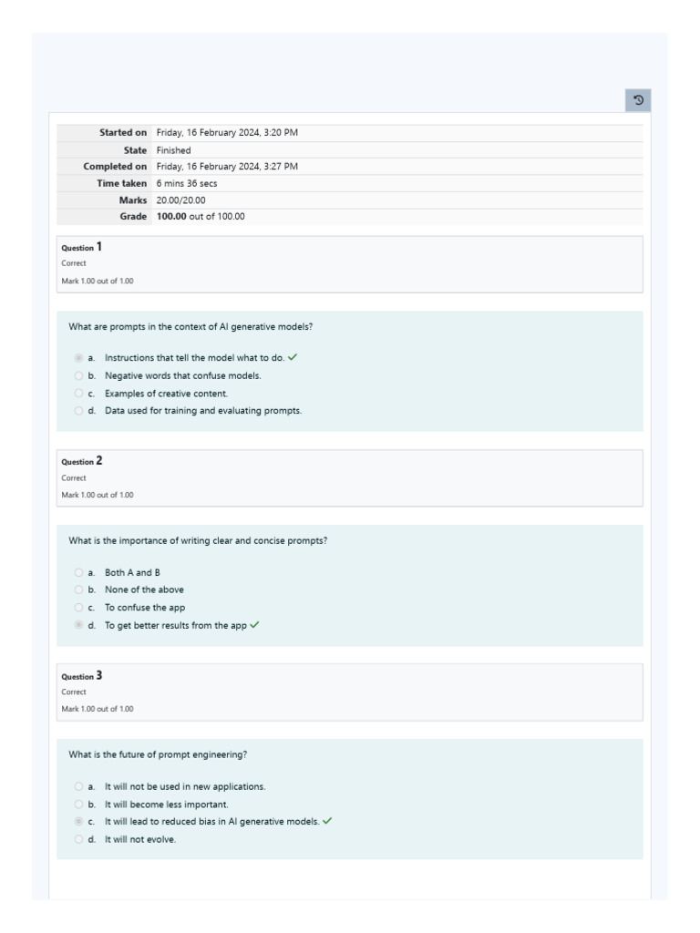 UGRD-AI6100-2323T - Midterm Quiz 1 - Attempt PERFECT | PDF | Learning ...