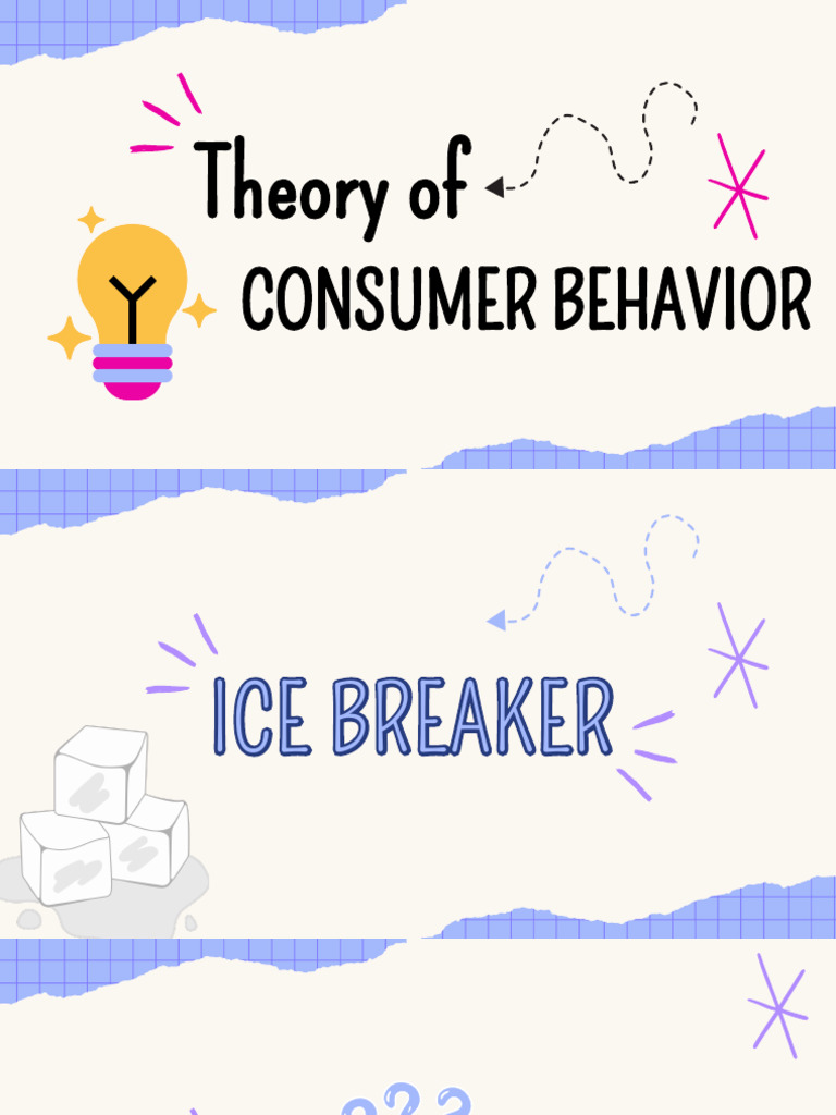 Consumer Behavior Theory Explained | PDF | Finance & Money Management