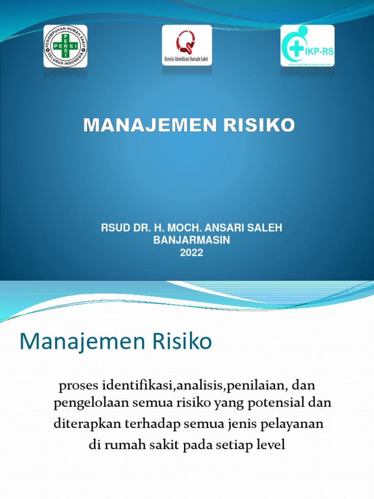 Manajemen Risiko 2022 OK | PDF